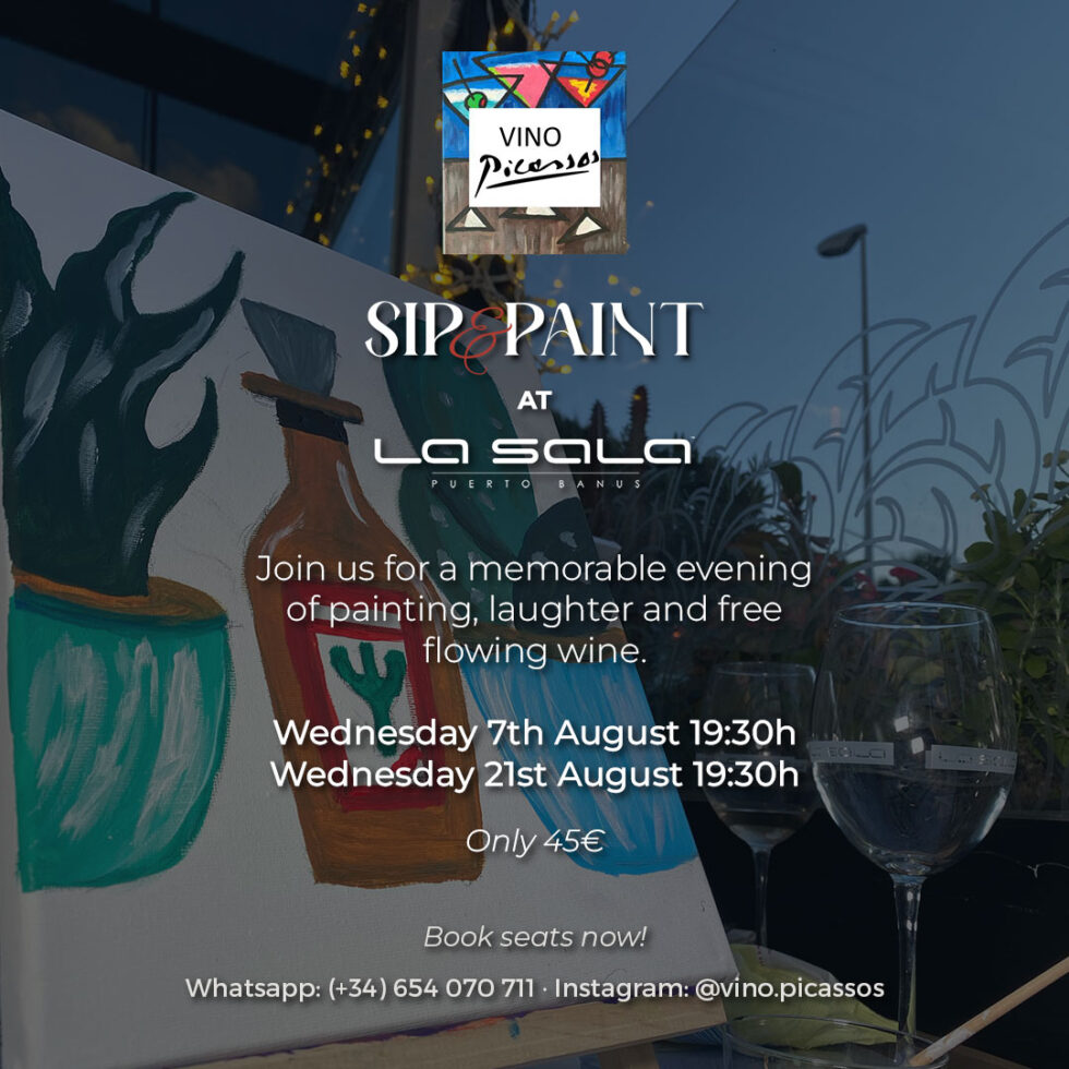 Unleash Your Inner Artist, Sip & Paint, La Sala Puerto Banus